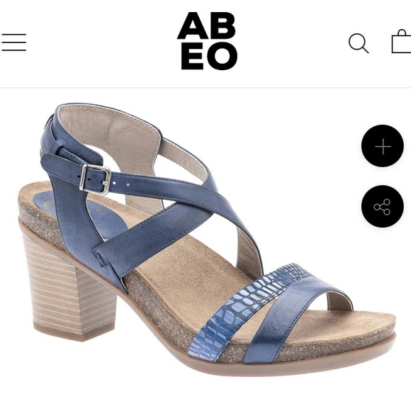 Abeo | Shoes | Abeo Sandals Block Heel Biana Black Leather | Poshmark